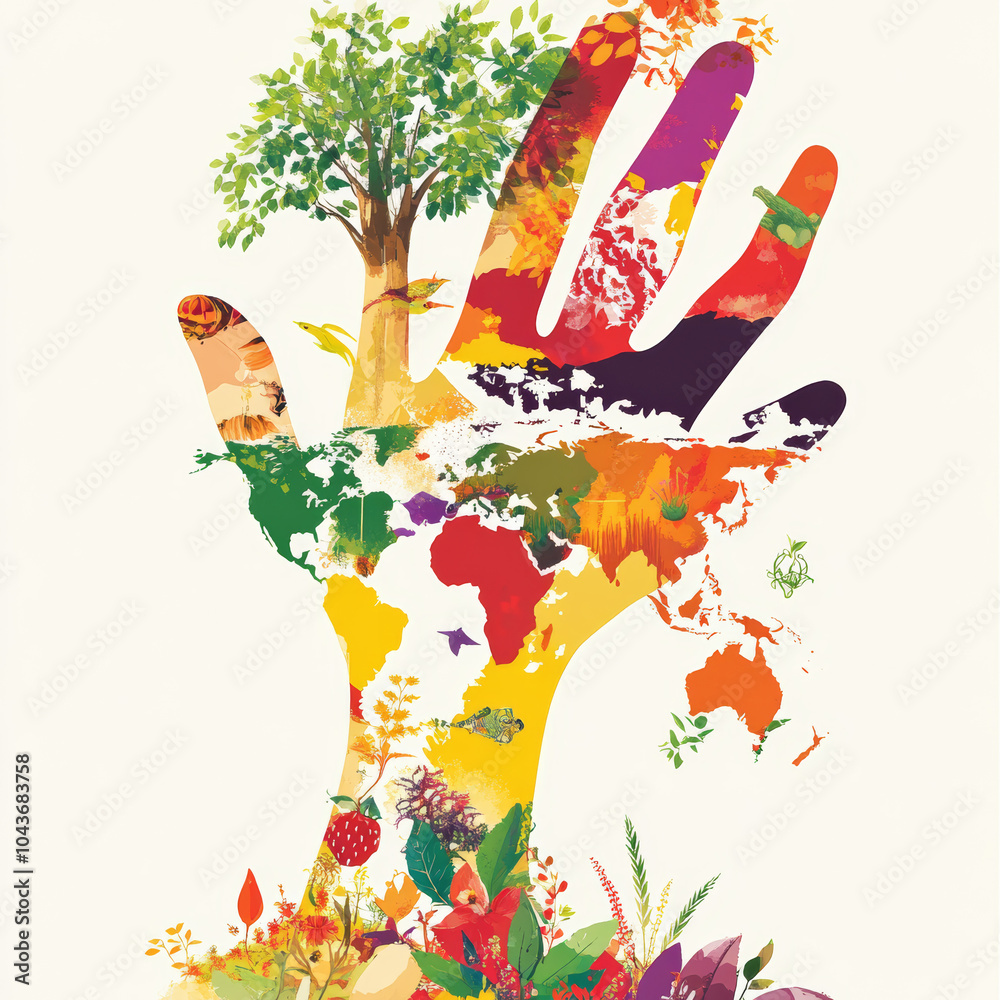 A colorful poster celebrating World Vegan Day on November 1st. It ...
