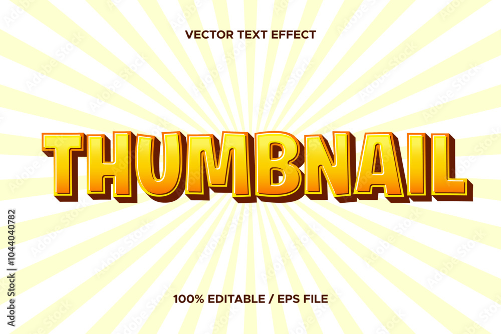 Thumbnail text effect fun style text effect quirky cool theme editable ...