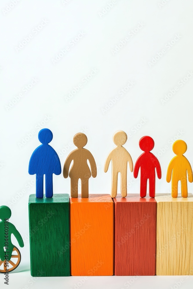 Diverse abilities, promoting equality and inclusion in society Stock ...