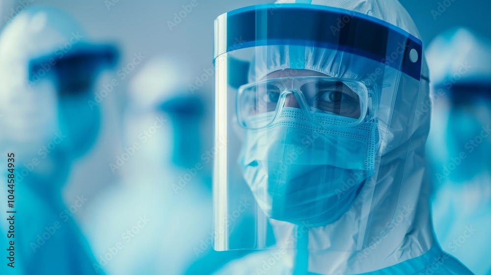 An abstract visual highlighting the importance of protective medical ...