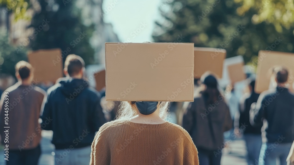 Protests against social injustice, with people holding signs protesting ...