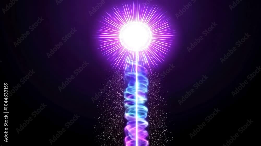 Energy crown background black chakras light healing meditation yoga ...