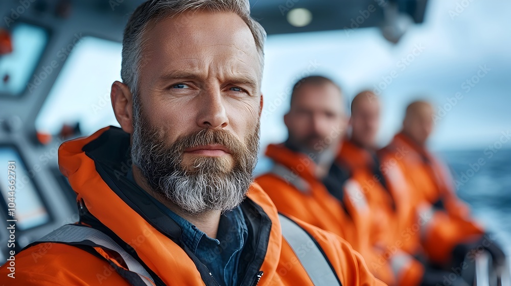 Oil Rig Technician in Control Room Monitoring Machinery and Equipment ...