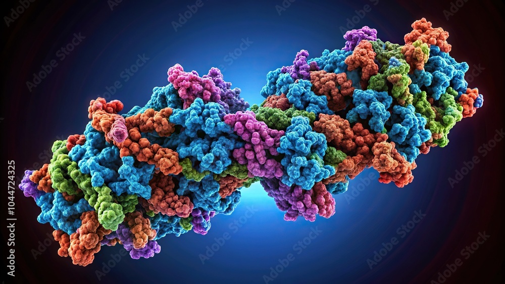 Topoisomerase I bound to double stranded DNA enzyme regulating winding ...