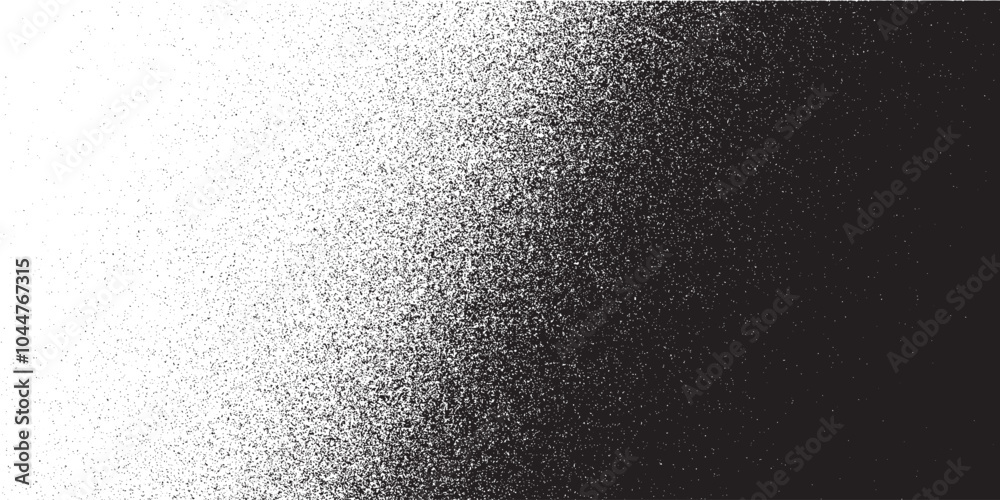 Noise grain background, pointillism dots gradient or dotwork pattern ...