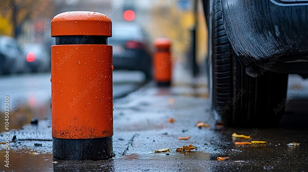 A careless driver caused a parking lot accident, resulting in contact ...