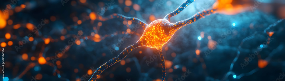 Extreme Close Up of Brain Neurons Analyzing Market Sentiment in ...