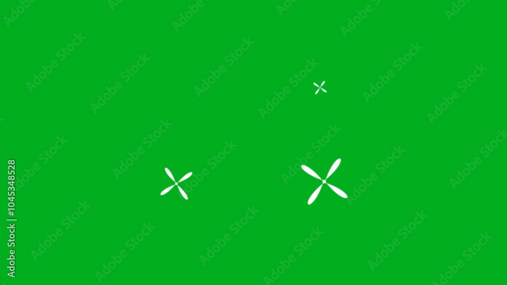 Animated flower seamless looping background. Flower growth animation ...