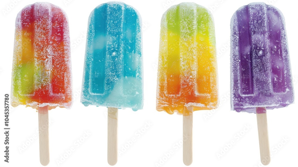 Ice Lollies: A fun, frozen treat on a stick, ice lollies are made from ...