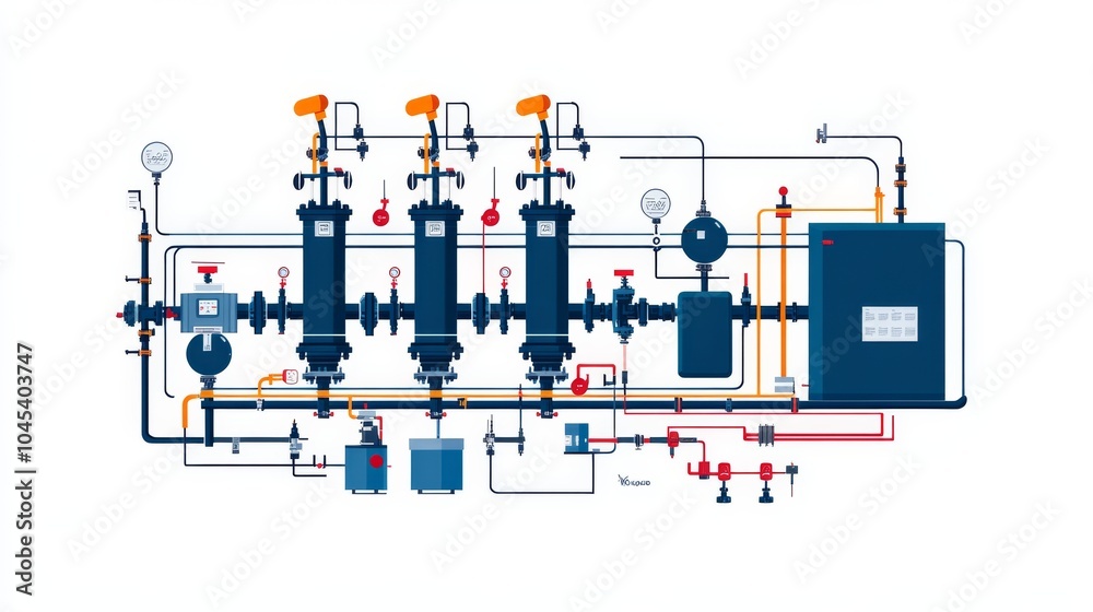 natural gas conversion, schematic diagram of gas conversion, isolated ...