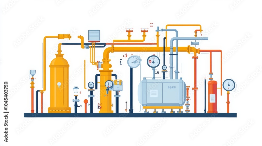 natural gas conversion, schematic diagram of gas conversion, isolated ...