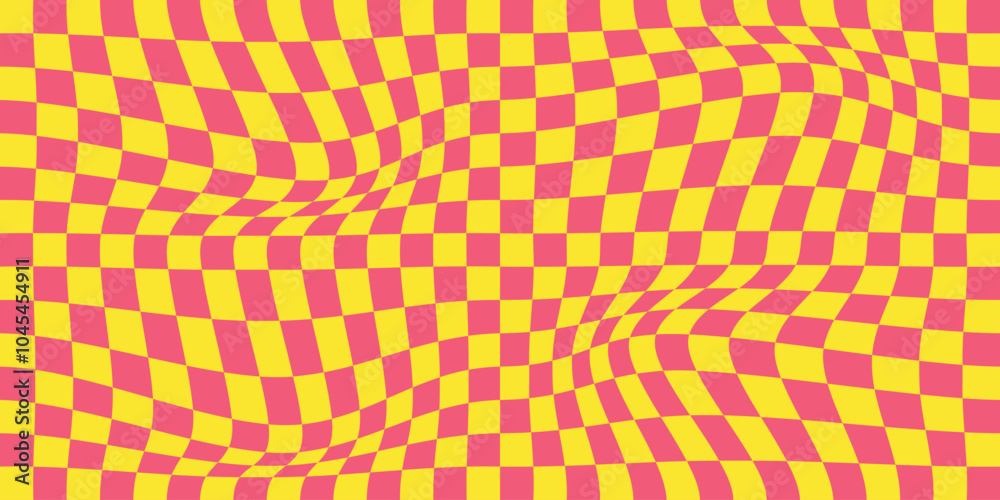 Black and white checker pattern vector illustration. Abstract checkered ...