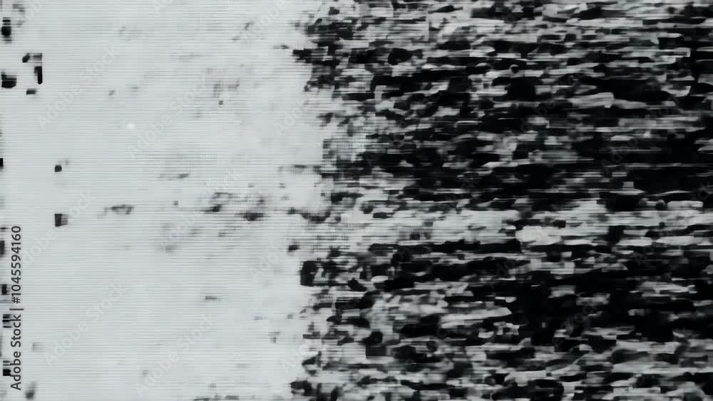 Glitch effect, VHS old tape VFX, static noise, analog or digital ...