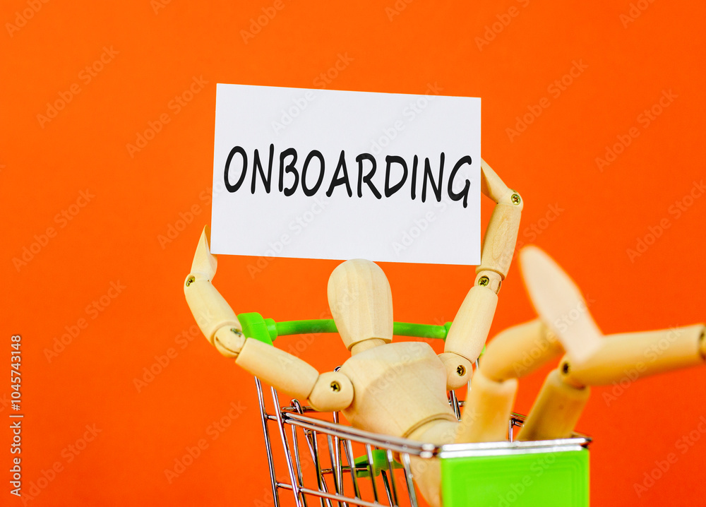 Onboarding success symbol. Concept word Onboarding on beautiful white ...