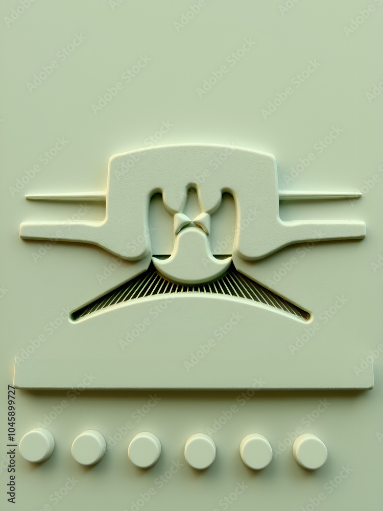 picto logo icones et symbole clavier filaire fin relief Stock Photo ...