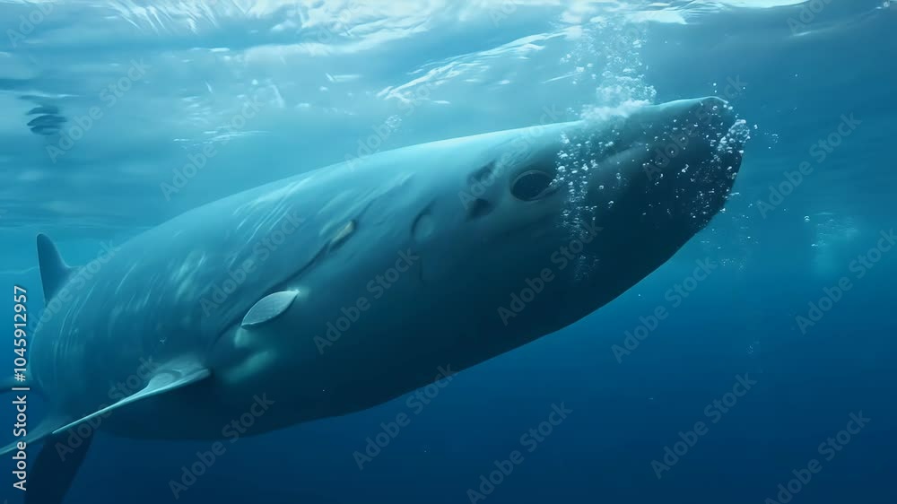 Watch fascinating scene sperm whale sleeping vertically underwater ...