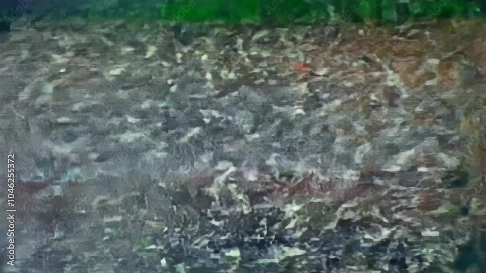 Glitch effect, damaged old film vintage VFX, static noise, analog or ...