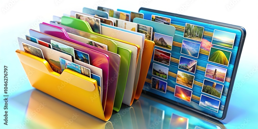 Contemporary folder icon design streamlines digital file and document ...