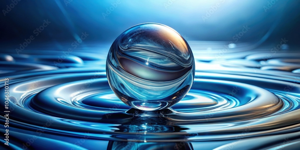 Abstract liquid sphere with kinetic energy movement, liquid, sphere ...