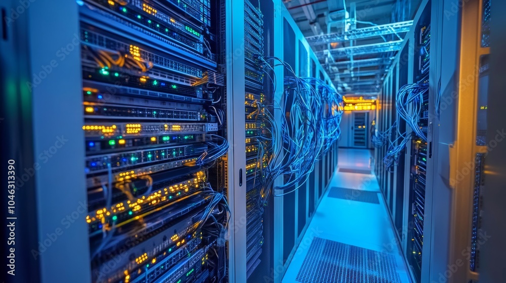 Data center switch: A high-performance switch installed in a data ...