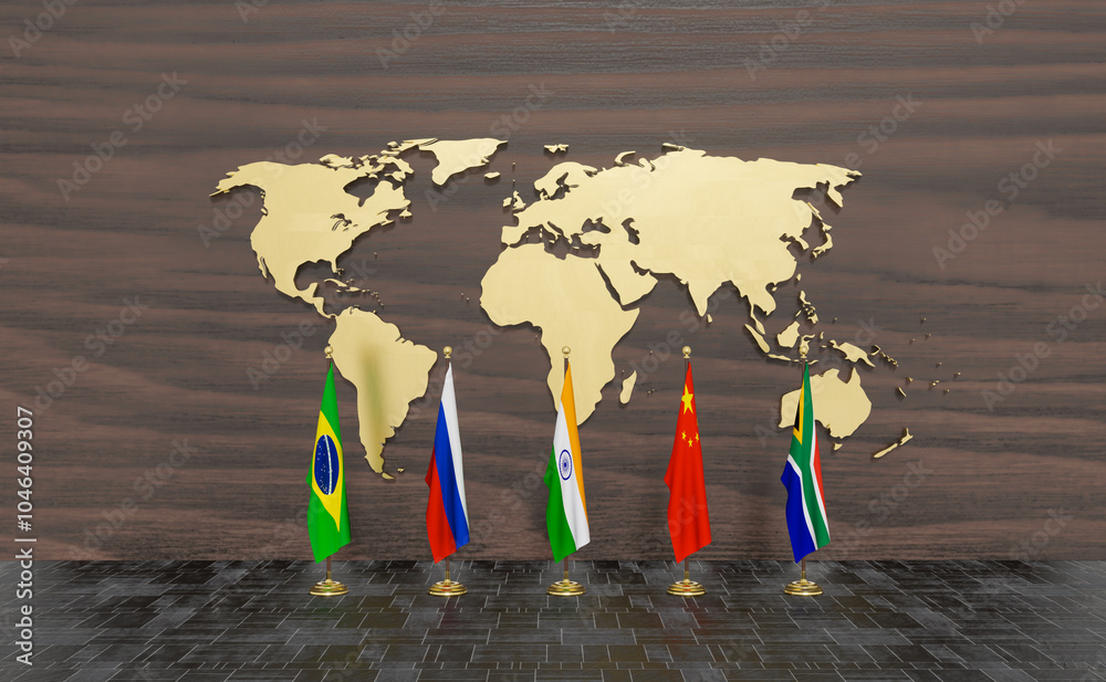 BRICS summit, photo flags brics membership concept of the brics summit ...