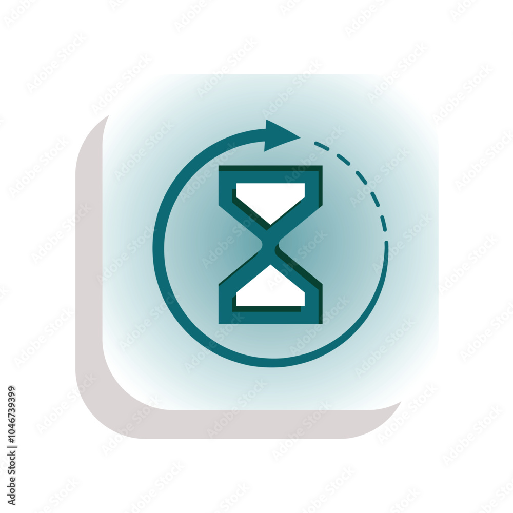hourglass icon. symbols for time, hour, and when. Sand timer icon sign ...