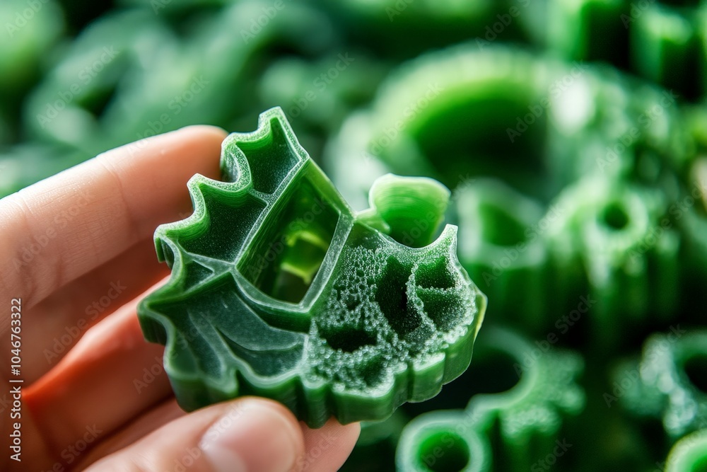 A group of researchers developing bioplastics from algae, showcasing ...