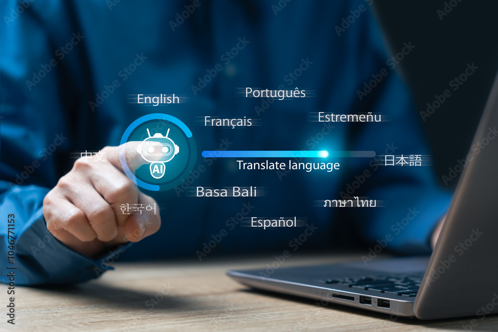 AI, Translation system multilingual language translation technology ...