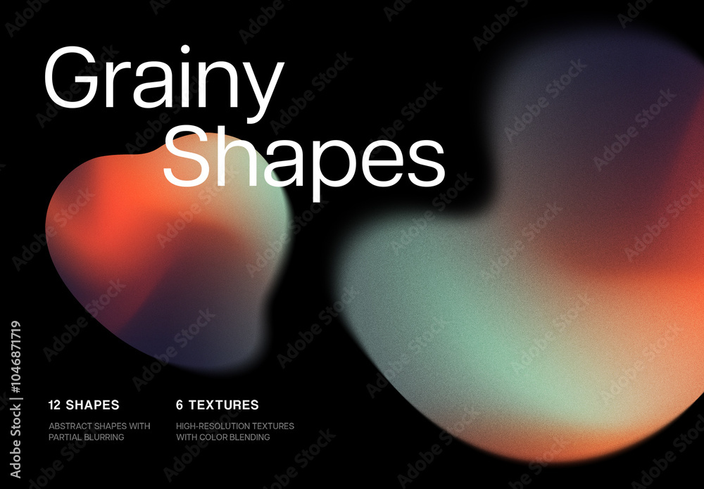 Blend Gradient Shapes Bundle Stock Template | Adobe Stock