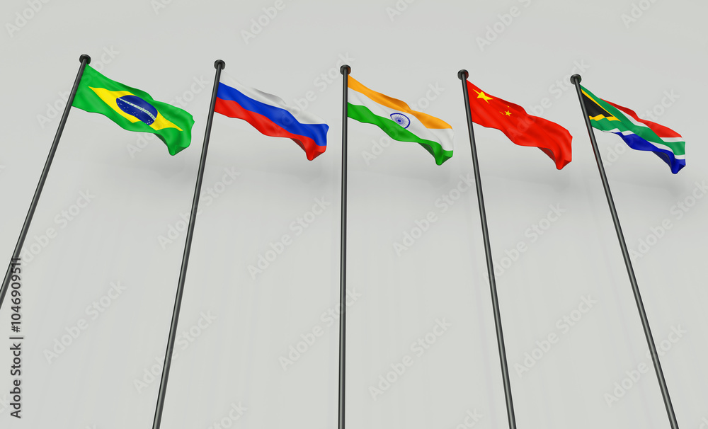 BRICS summit, photo flags brics membership concept of the brics summit ...