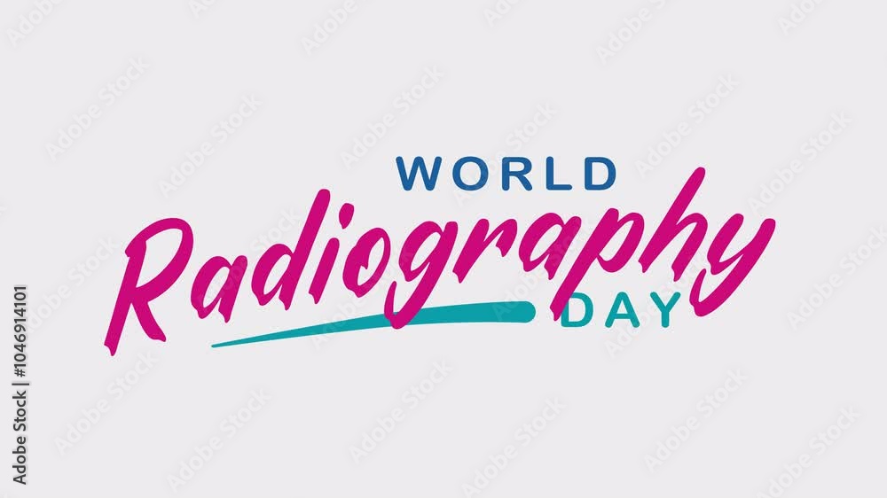 World Radiography Day Text Animation. Great for World Radiography Day ...