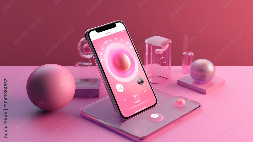 Blank Clay Smartphones Mockup illustrator, cute, white Speech bubble ...