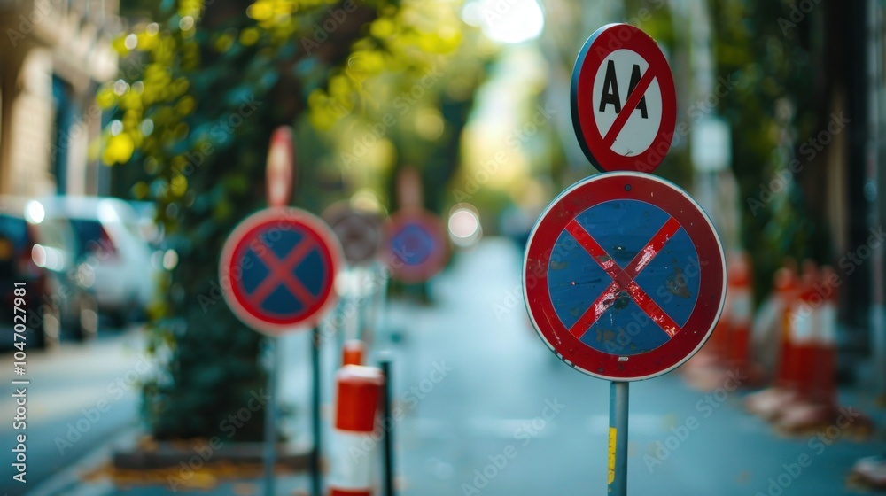 Prohibitory signs indicate activities that are prohibited at a specific ...