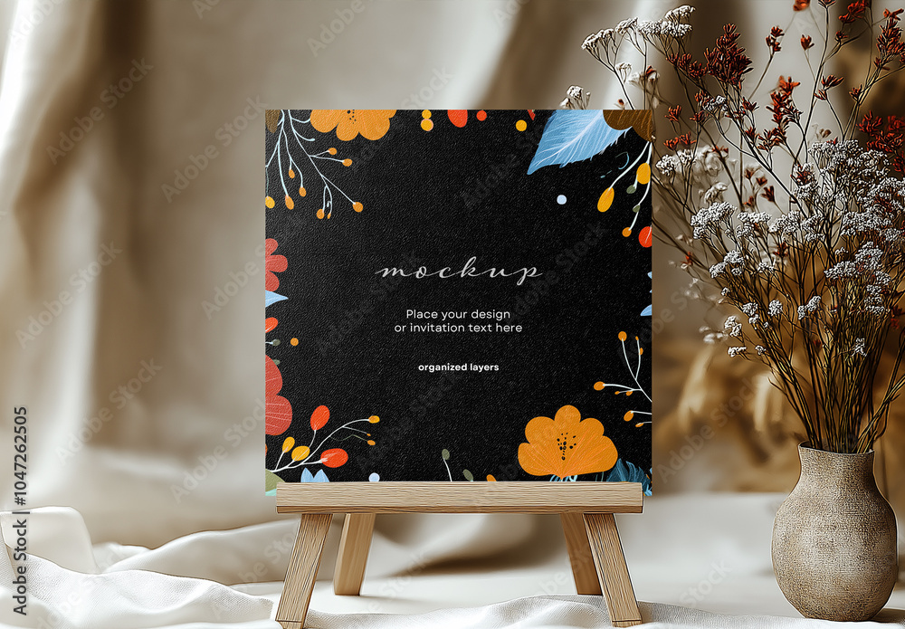 Realistic Greeting Card Mockup – AI-Generated Design for Holiday ...