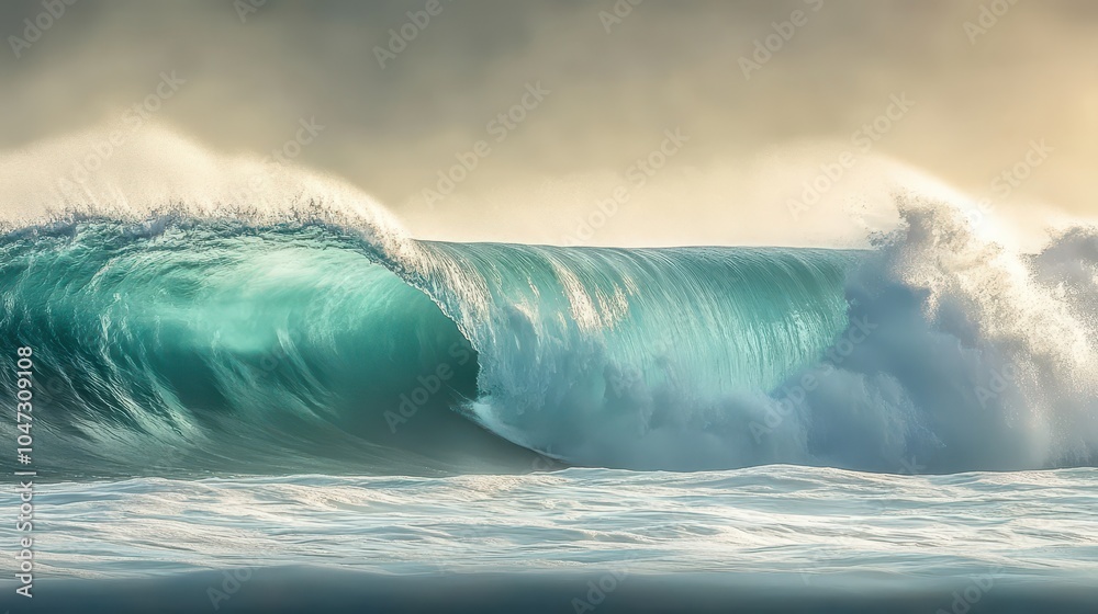 Majestic Ocean Wave Barrel at Banzai Pipeline: Crystal-Clear Turquoise ...