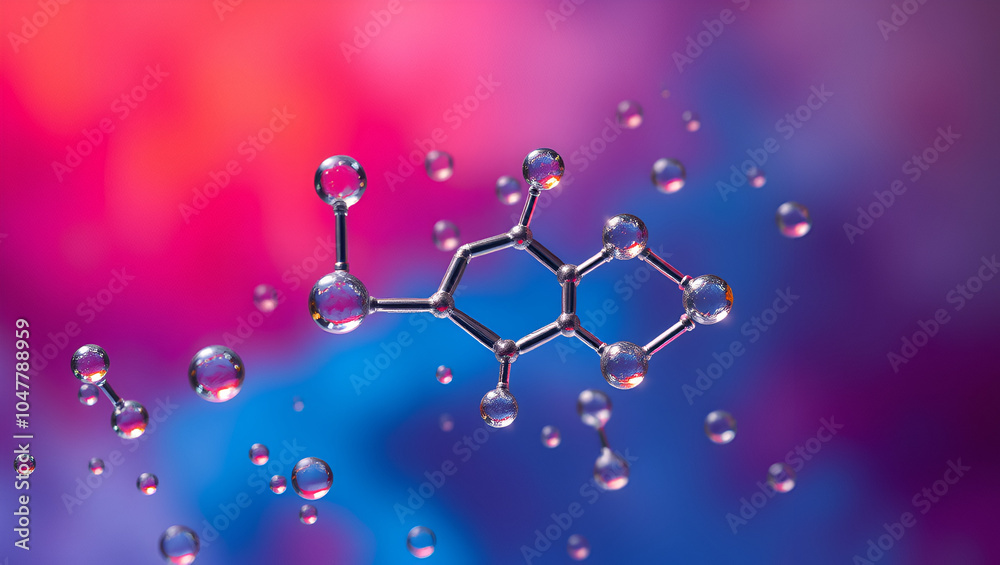 Molecules of Thiocyanic acid, Disulfuric acid (Pyrosulfuric acid, Oleum ...