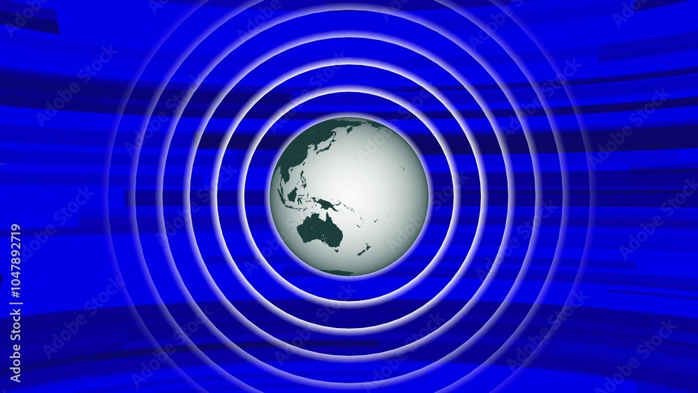 Ilustração do Stock: international news background animation. 3d ...