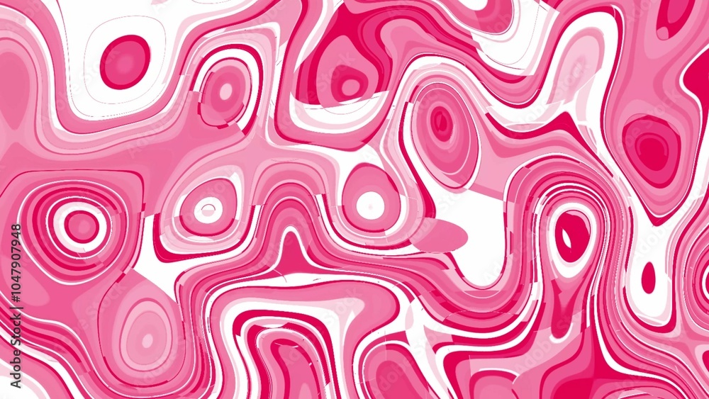 Liquid metal looped abstract, fluid waves in motion background, 4k ...