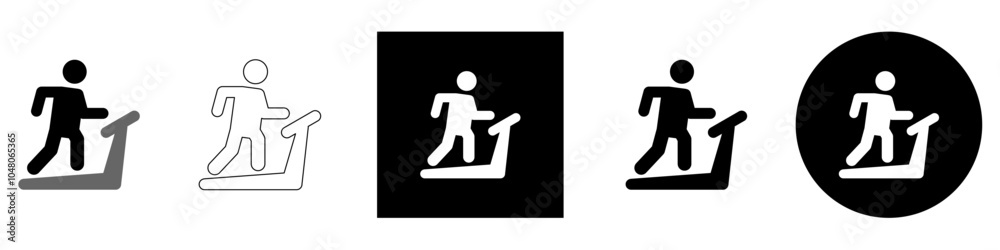people run on treadmill, gym fitness healthy lifestyle, cardio sport ...