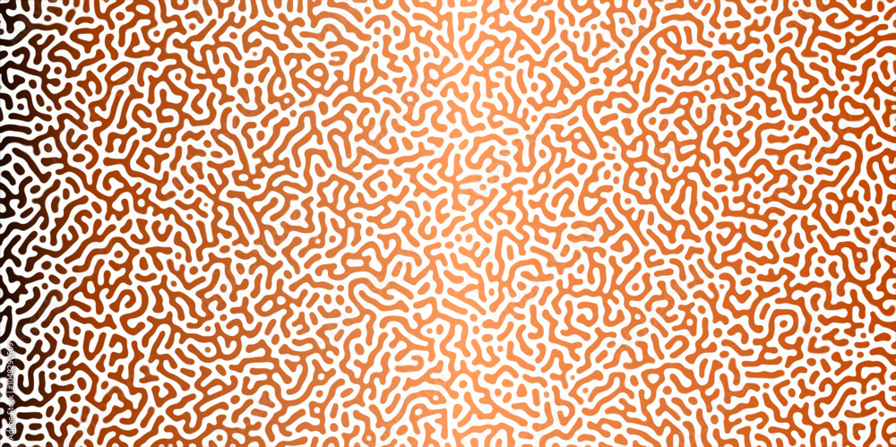 Abstract Reaction-diffusion Turing pattern natural texture oranger ...
