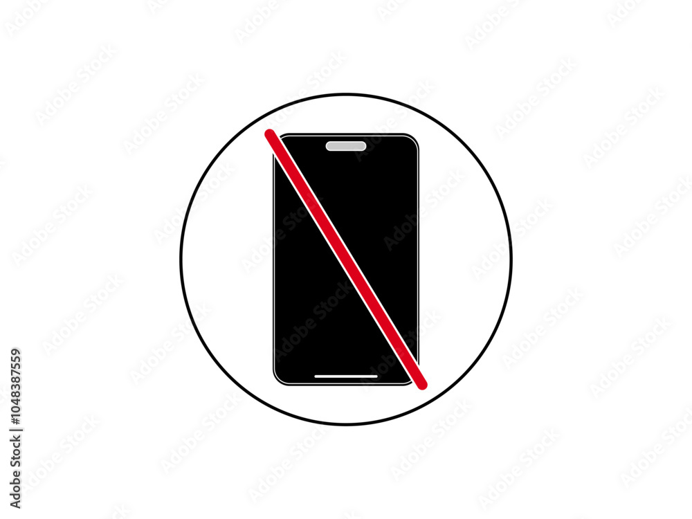 no phone icon, cellphone prohibited, off mobile please, stop using ...