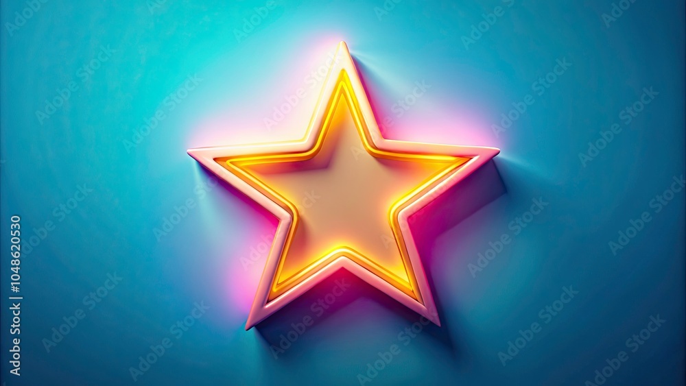 Stunning Long Exposure of a Single Yellow Star with a Pink Outline ...