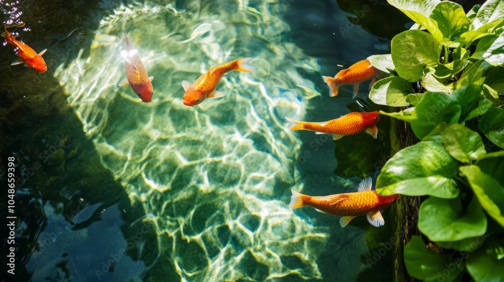 Modern aquaponics system integrating fish farming and hydroponic crop ...