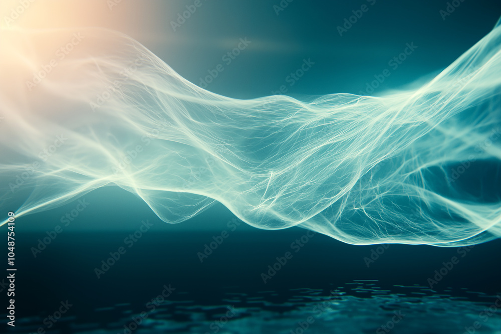 Graphic image wallpaper good for use as presentation background ...