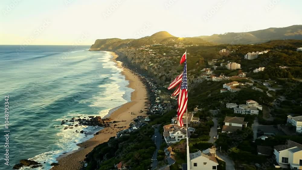 breathtaking Beach coastline Orange County California seaside resort ...