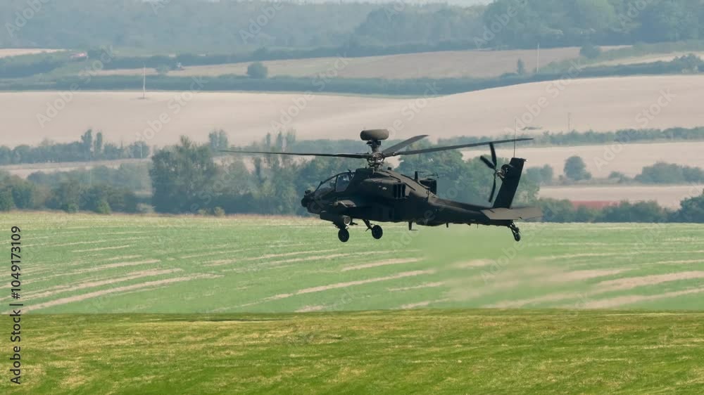 British army Boeing Apache Attack helicopter AH2 AH64E AH-64E Army Air ...