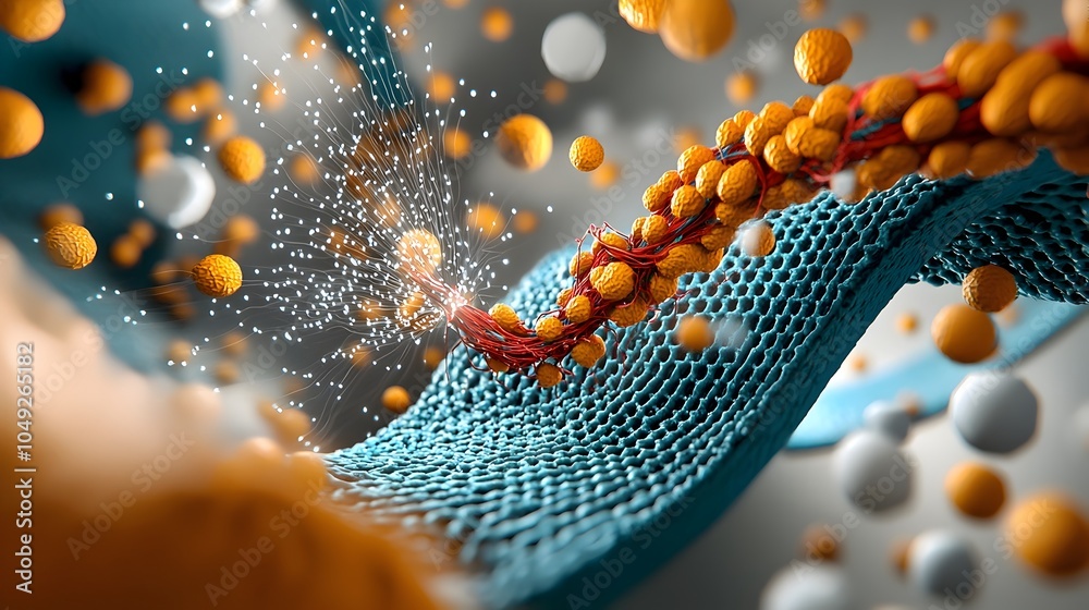 Visualization of the dynamic movement of an electron freely flowing ...