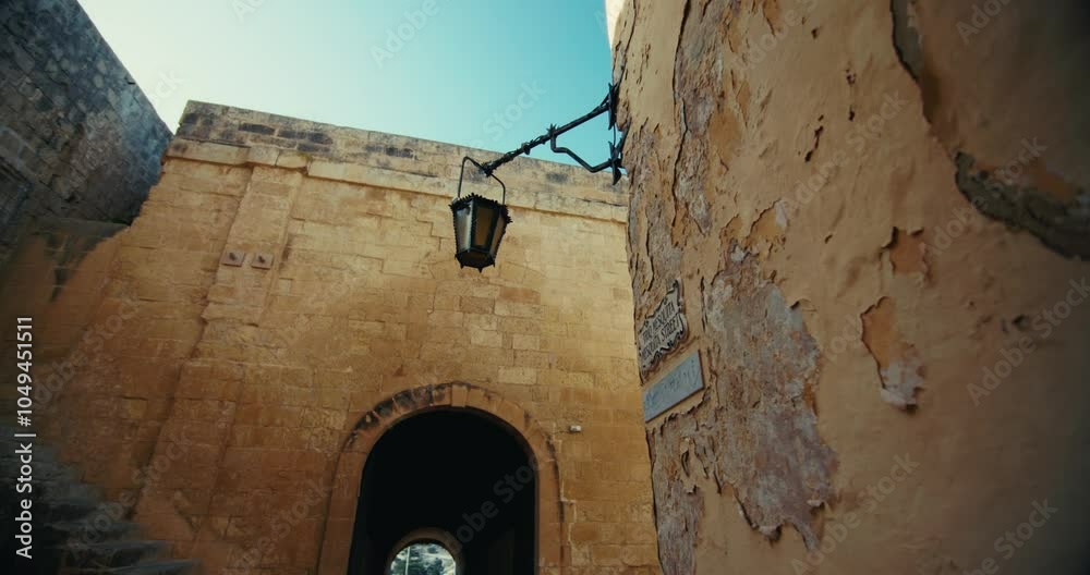 Mdina Historic Architecture and Ancient Buildings Set Against Beautiful ...