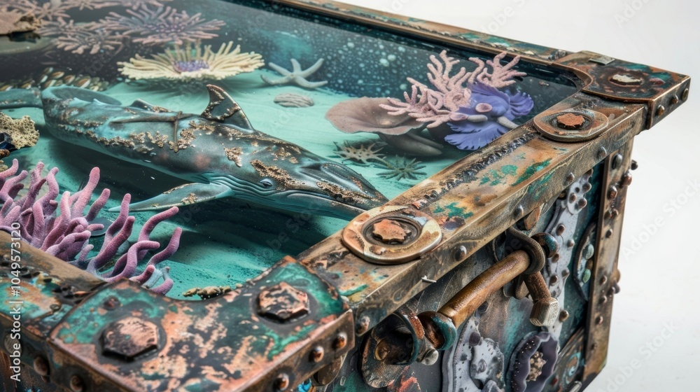 An industrialstyle coffee table with a unique feature a hidden ...