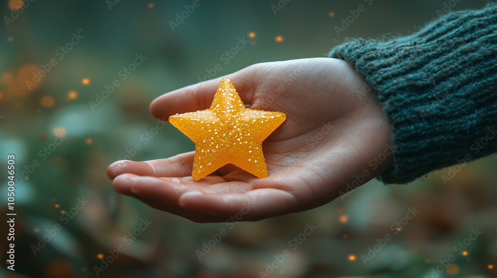 One star, star in hand, holiday, award, rating, restaurant, review ...